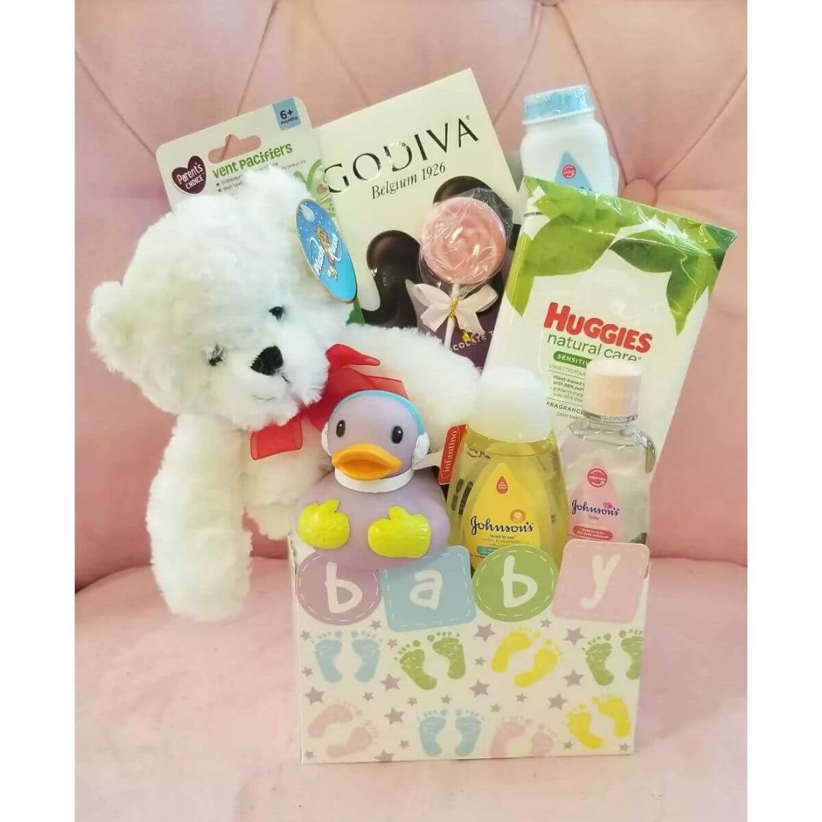 Welcome New Baby Gift Box